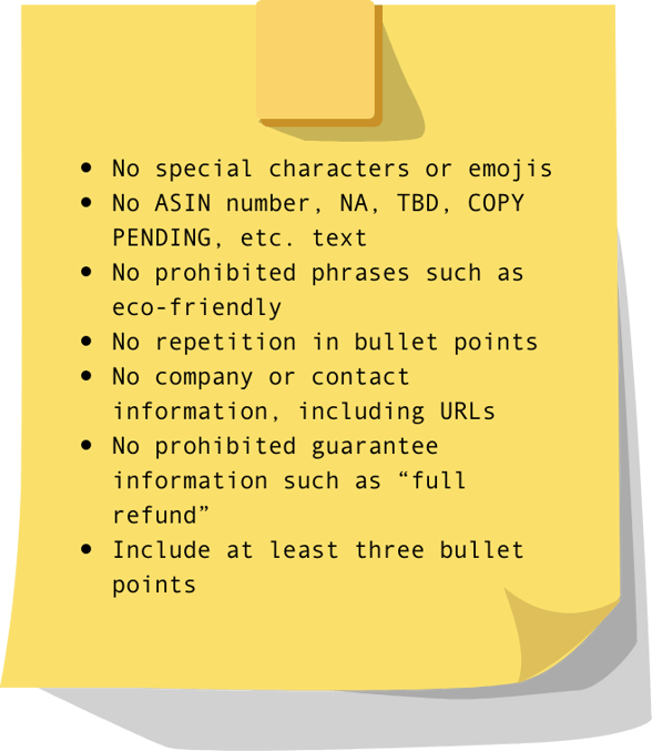 Stay Compliant: Amazon's Updated Bullet Point Guidelines