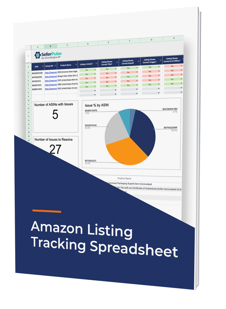 Amazon Listing Tracking Spreadsheet - Free Download