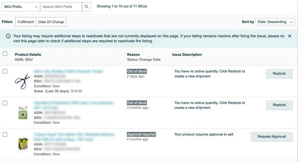 How to Use Amazon’s Fix Your Products Page
