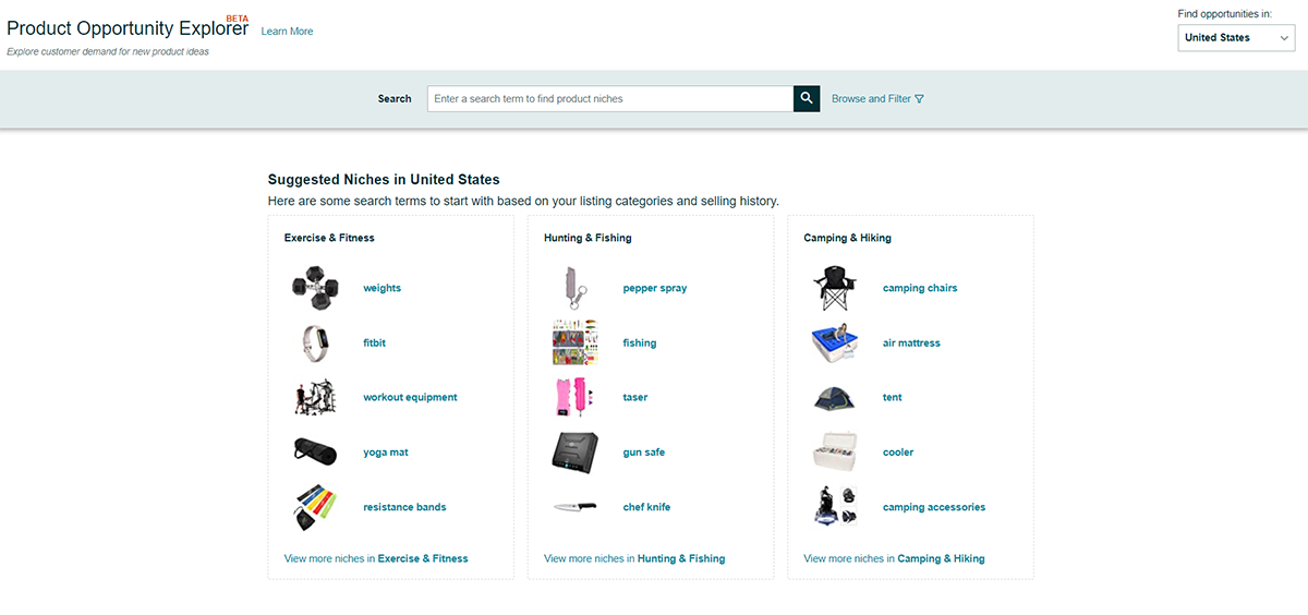Understand Demand with Amazon Product Opportunity Explorer