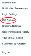 How to Enable the Amazon Gift Wrap Option