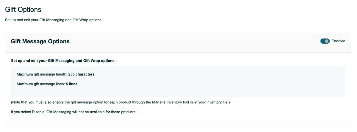 How to Enable the Amazon Gift Wrap Option