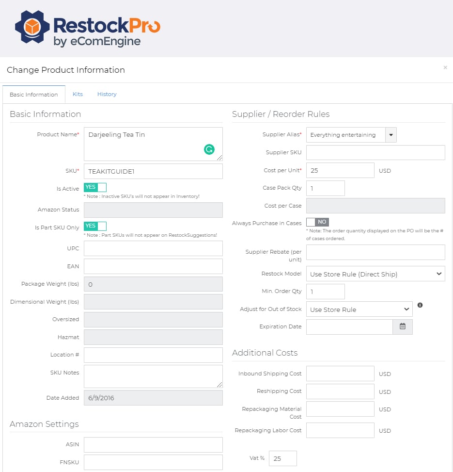 How do I get a shipment prep guide from RestockPro?